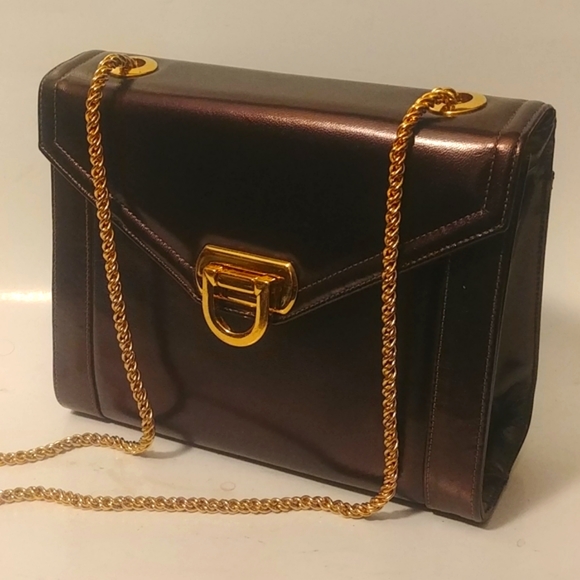 Frenchy Of California | Bags | Frenchy Of California Brown Metallic ...